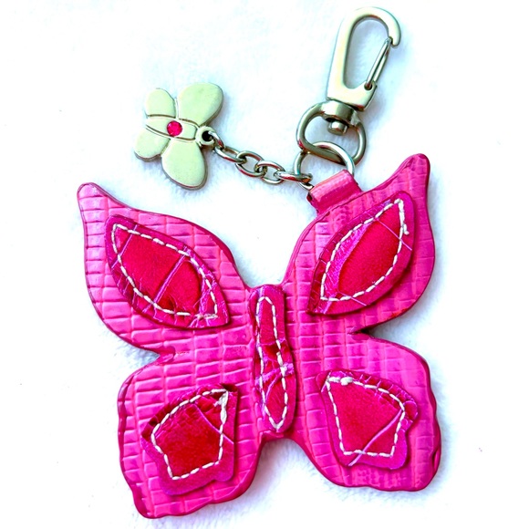 Sakroots | Accessories | Pink Butterfly Bag Charm Pink Butterfly ...